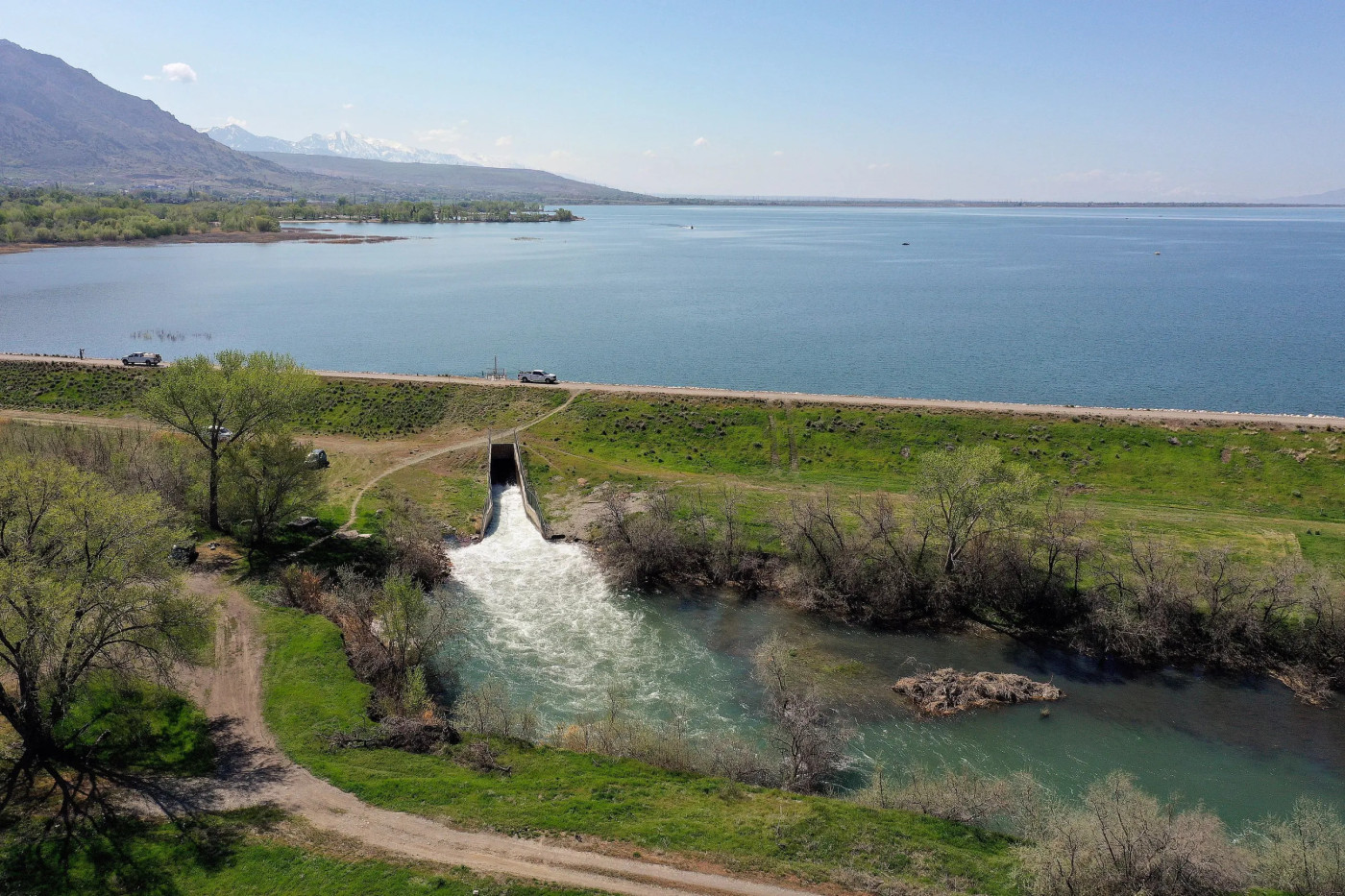 Great Salt Lake Collaborative - Willard Bay releases water to help the ...
